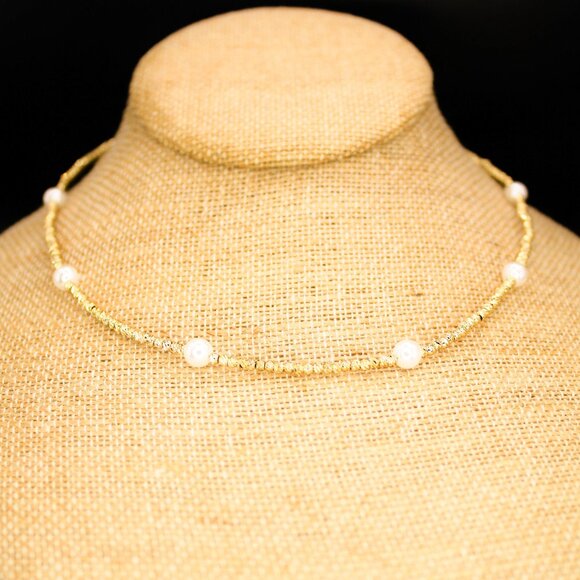Park Lane | Jewelry | Park Lane Snowball Necklace Yellow Gold Plate ...